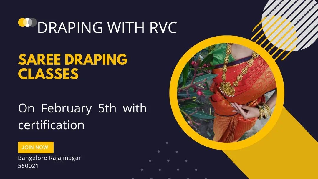 Saree Draping Classes: Learn to Drape a Saree Perfectly